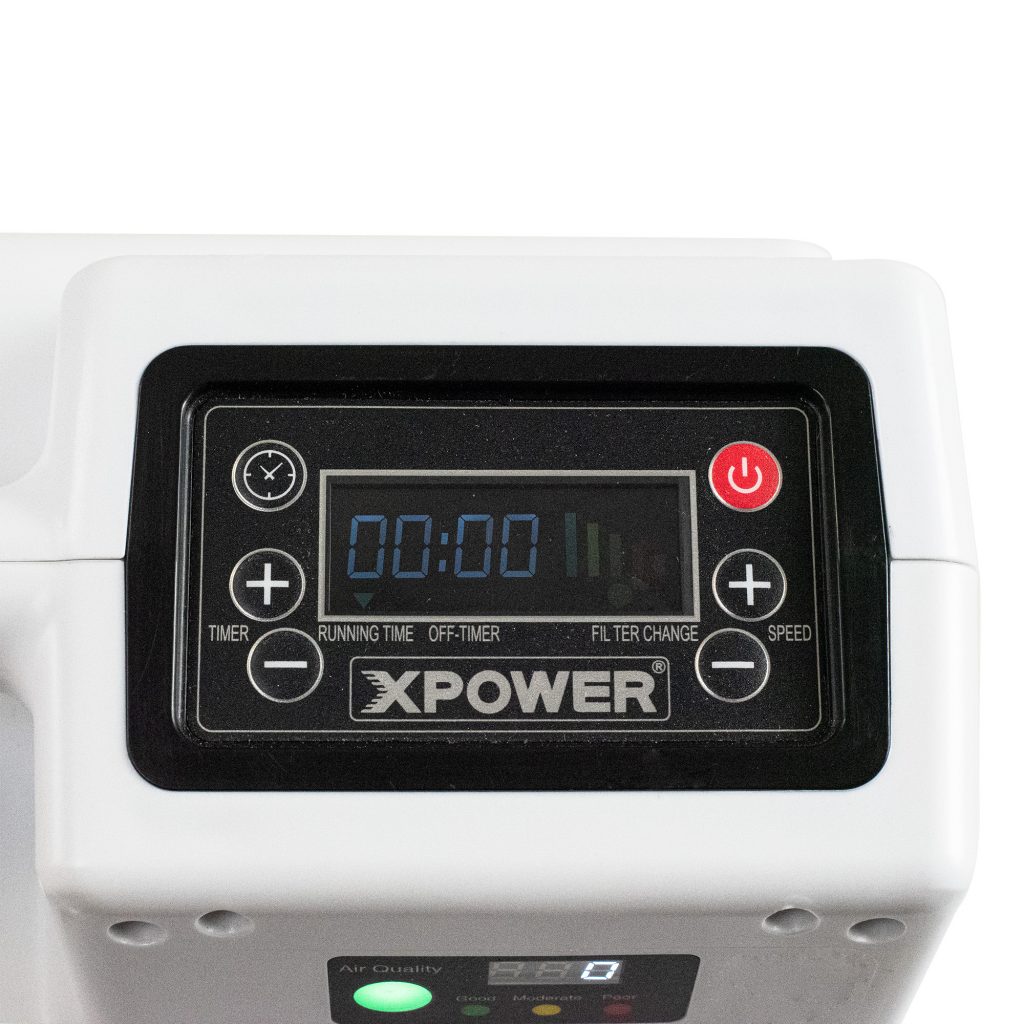 XPOWER X-2830 Professional 4-Stage HEPA Air Scrubber with Digital ...